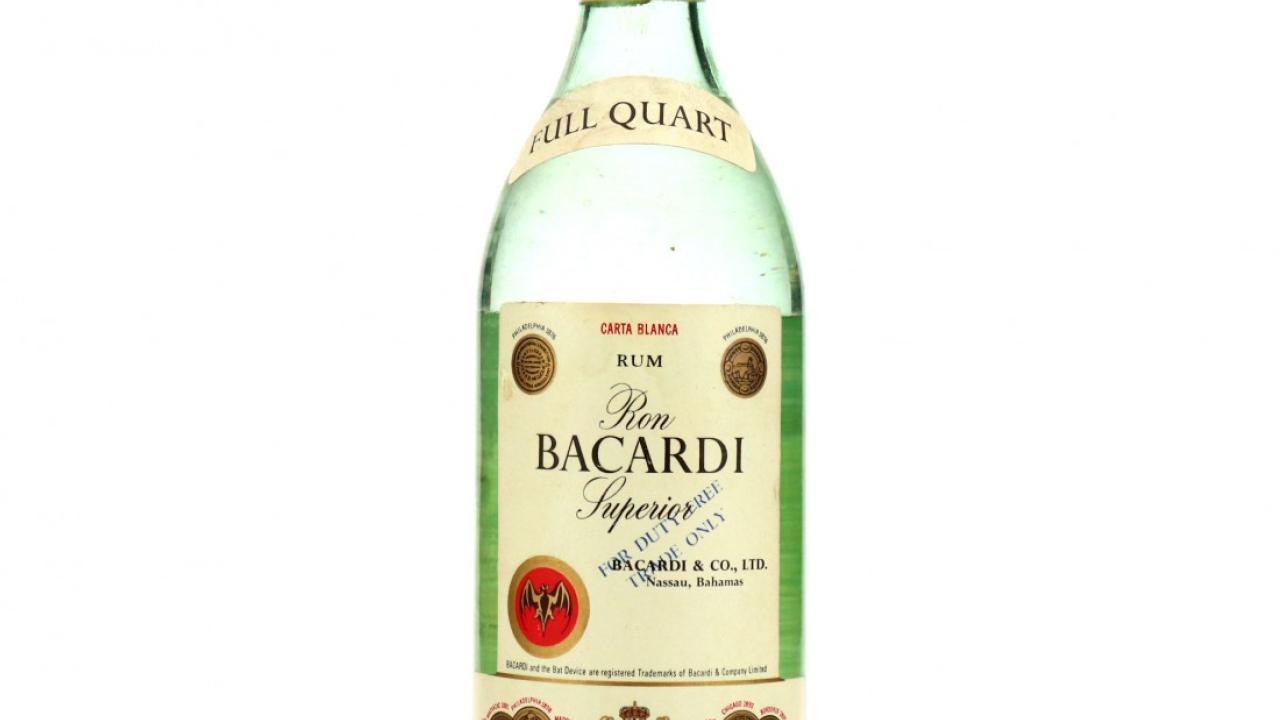 Bacardi Superior Carta Blanca 70s 40 1q (nas) Rum | Rum Auctioneer